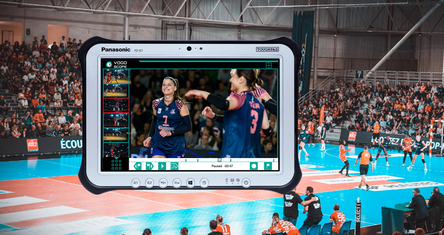 VOGOSCOPE alongside the Nantes Neptunes volleyball and handball teams ...